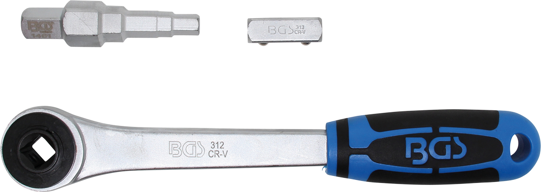 Cliquet traversant Carré 1/2 avec poignée ergonomique. Idéal pour ...