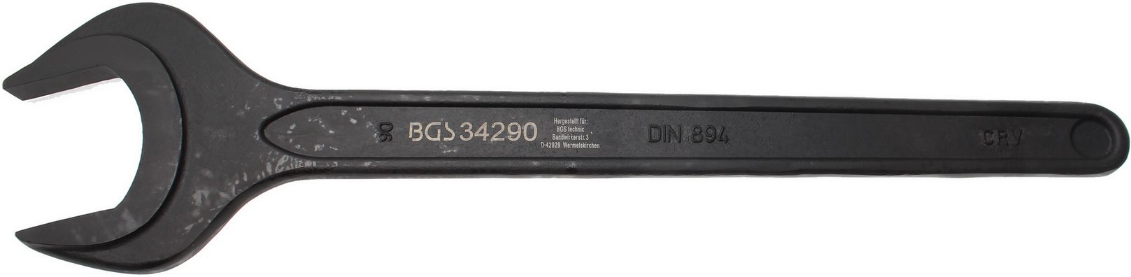 Clé fourche 90 mm. Acier forgé à chaud, outil robuste pour serrage ...