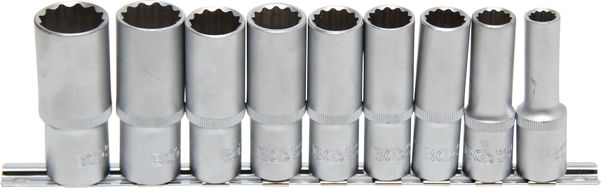 Douilles 12 pans profondes Carré 1/2 9 pièces. Résistantes avec ...