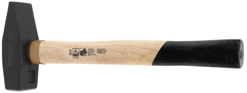 Marteau mécanicien 2000 g avec manche en bois laqué. Robuste et ...