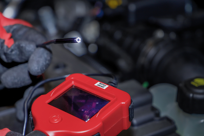 Endoscope de mécanicien couleur avec écran TFT | Diamètre de la tête de ...