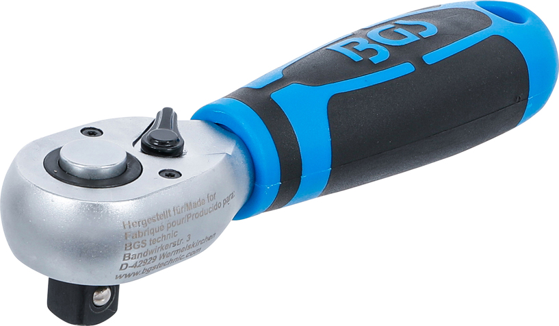 Mini cliquet réversible 1/2. Compact et pratique pour espaces restreints.