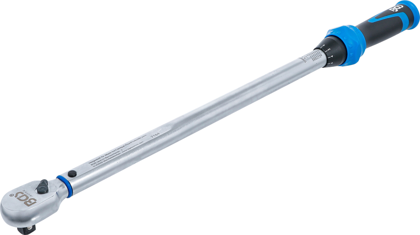 Clé dynamométrique 1/2, 40-210 Nm. Idéal pour serrages précis.