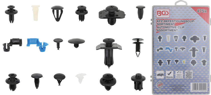 Clips de fixation pour atelier mécanique carrosserie