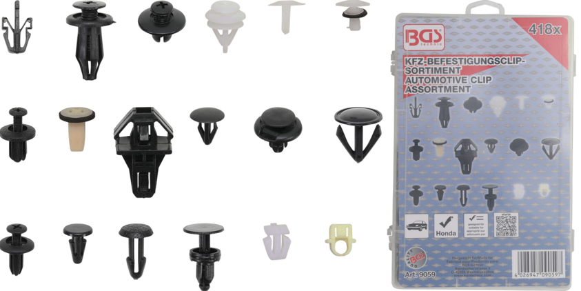 Clips de fixation pour atelier mécanique carrosserie